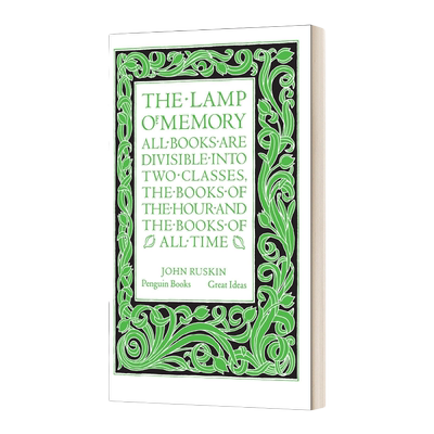 英文原版 The Lamp of Memory 约翰 罗斯金 记忆之灯 英文版 进口英语原版书籍