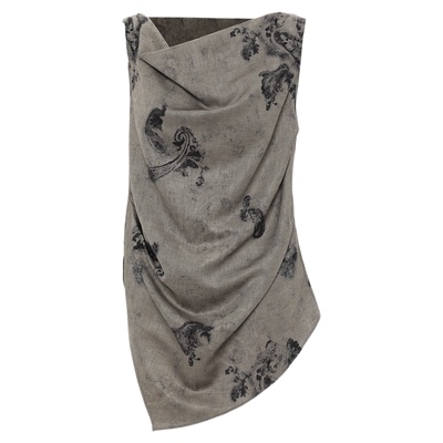 APOZi collection【澹澹系列】春夏百搭不规则背心文艺风荡领上衣