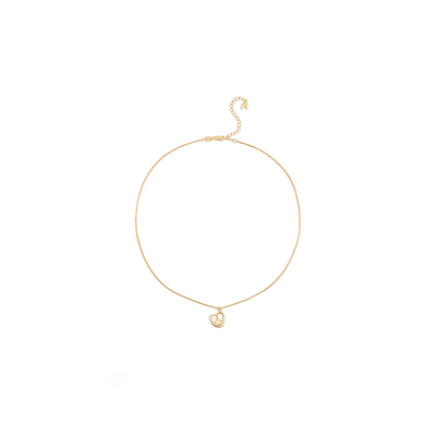 alfir牛角包碱水结吊坠项链