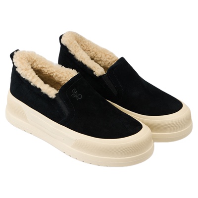 fed加绒板鞋冬季新款女鞋一脚蹬毛毛鞋厚底休闲鞋女款S1015-YA161