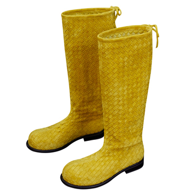 Le'Murmure松弛感编织骑士靴