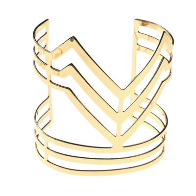 埃及希腊高端铁镀金可调节手镯