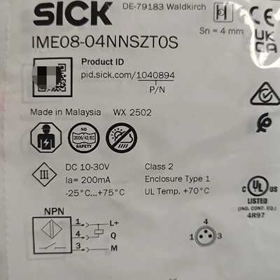 溢价-西克接近开关IME08-04NNSZT0S，订货号10408