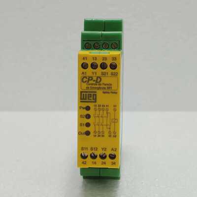 WEG CPD 301 Emergency Stop Safety Relay EStop Control Dual C