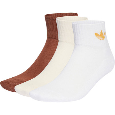 Adidas/阿迪达斯正品三叶草男女时尚运动短筒袜三双装IL5029