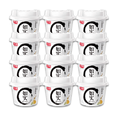 光明如实洋槐蜂蜜酸奶135g×12盒