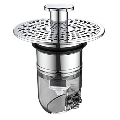 洗脸盆漏水塞防堵防臭按压式下水