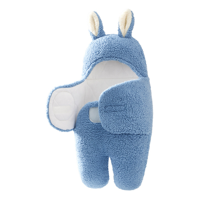 婴儿羊绒加厚包被防惊吓