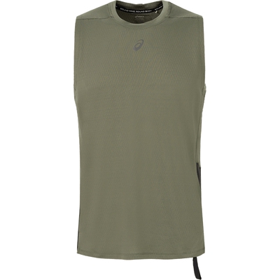 亚瑟士男子透气跑步背心