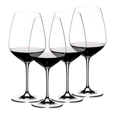 【秒杀】RIEDEL心心相印红酒杯4支赤霞珠酒杯无铅水晶礼物