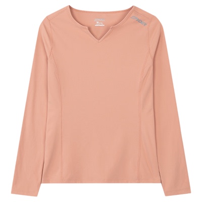 蜘蛛秋冬女修身保暖运动长袖T恤