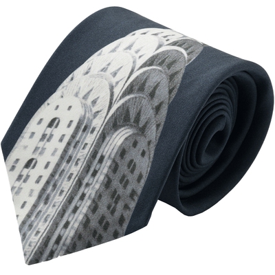 JDV商场同款藏青色蚕丝男士领带