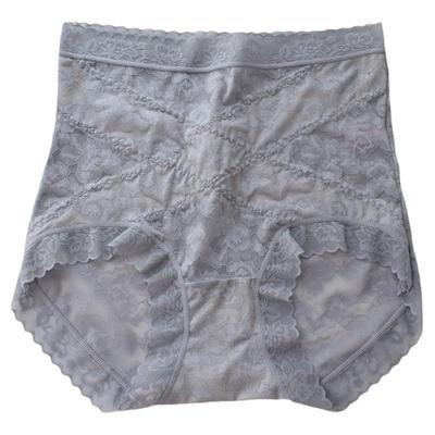 黑色薄款高腰镂空透明包臀三角裤