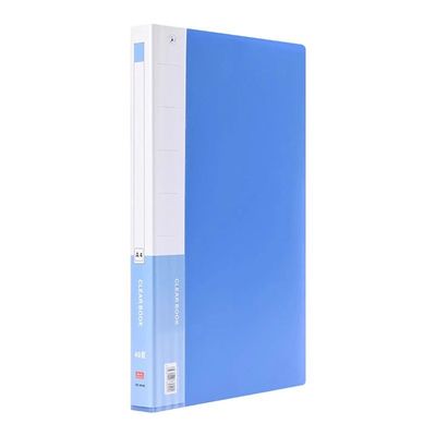 文件夹a4资料册透明插页档案夹收纳册文件袋档案整理办公用品合同夹试卷活页夹产检孕检乐谱夹奖状收集册红色