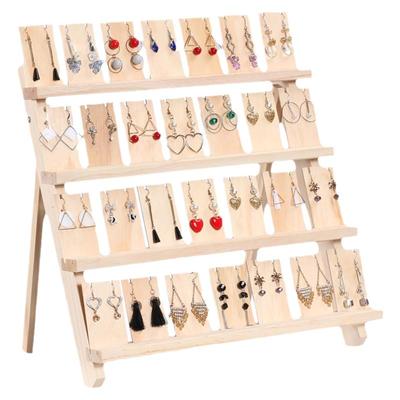 原木桌面吊坠耳环架子高达molly