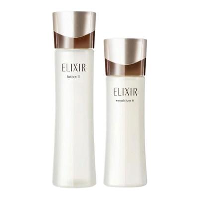 日本Elixir怡丽丝尔蕴能凝时黑金水乳套装紧致抗皱面部护肤品套装