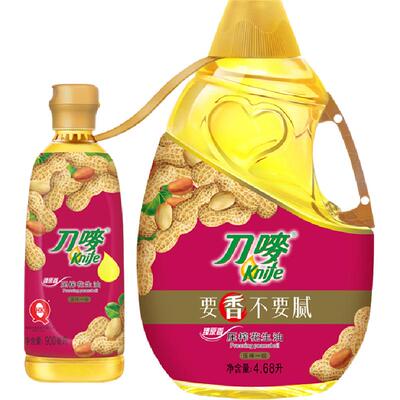 刀唛臻原香花生油4.68L+0.9L