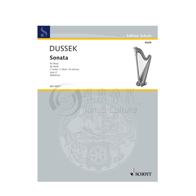 杜塞克C小调竖琴奏鸣曲Op2