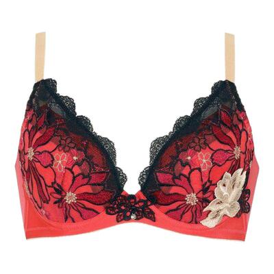 华歌尔内衣SALUTE显小蕾丝文胸