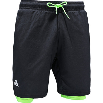 Adidas速干网球短裤男子 阿迪达斯兹维列夫法网吸湿透气运动下装