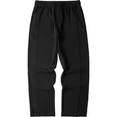 海澜之家微弹宽松刺绣卫裤男士