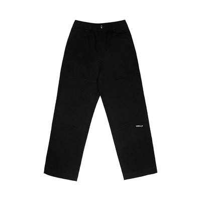 TGWALL宽松黑色长裤结构休闲裤