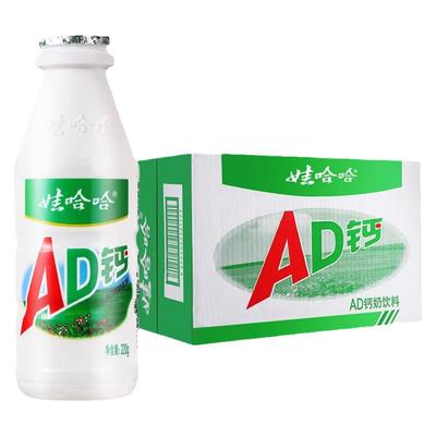 娃哈哈AD钙奶220ml*24大瓶整箱学生哇哈哈饮料官方旗舰店同款