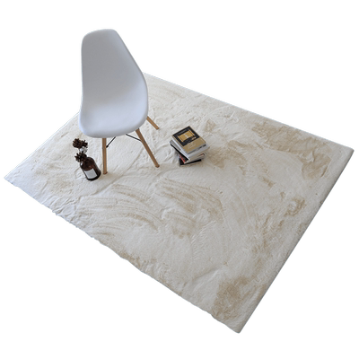 仿兔毛卧室床边地毯兴连心