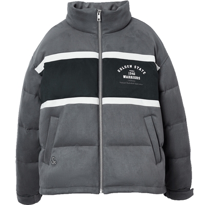 [商场爆款]杰克琼斯NBA联名勇士队新款男装冬羽绒服宽松225412021