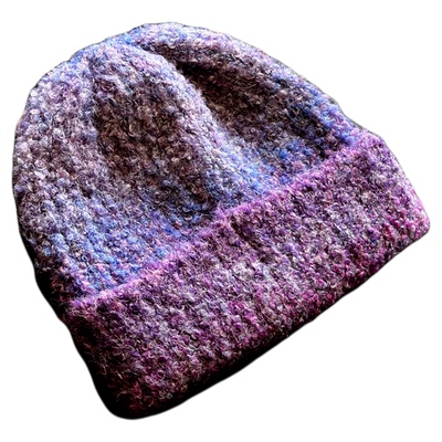 2024新款幻彩渐变色毛线帽