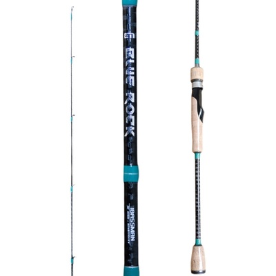 巴斯曼蓝礁根钓竿路亚竿