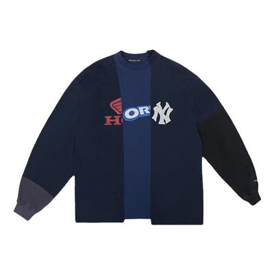 Grailz拼色不规则长袖logo卫衣