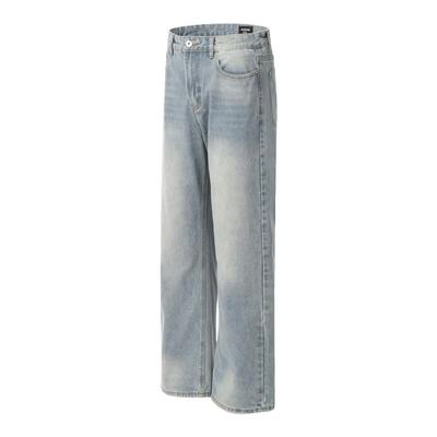 INKNOTS雾洗浅蓝牛仔裤