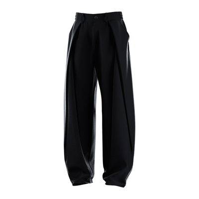 MSGD男子休闲弯刀西装裤