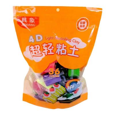 手工安全无味幼儿园36色彩泥具象