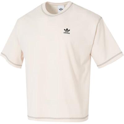 滔搏adidas阿迪达斯三叶草男子舒适运动休闲短袖T恤JW0970