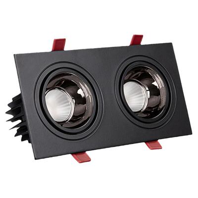 LED双头射灯防眩无主灯