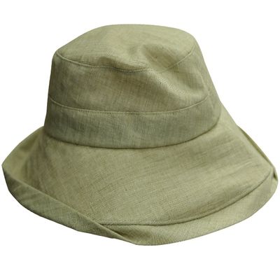 超薄棉混大檐夏渔夫帽大檐遮阳帽