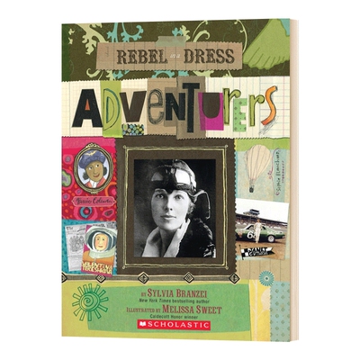 穿连衣裙的叛逆者 12个女性的冒险故事 Rebel in a Dress Adventurers 英文原版人物传记 进口英语文学小说书籍儿童外文书