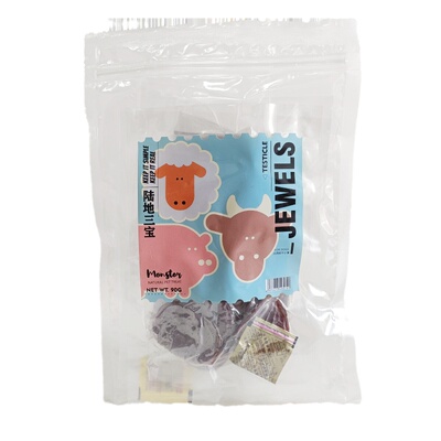 Monster牛喉管猪鞭兔脊棒狗零食