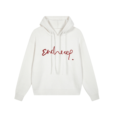 【Endweep官方店】花体连帽毛衣