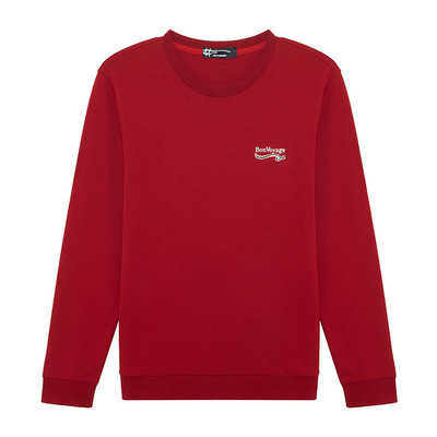 ANDREW MACKENZIE意大利 男装秋冬 商务休闲款 红色长袖T恤