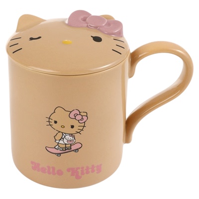 tbh野兽派带盖陶瓷马克杯