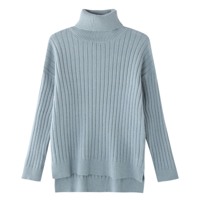 百搭粗坑条四色打底针织衫