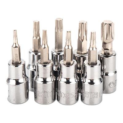 世达中飞花形旋具套筒中孔六角