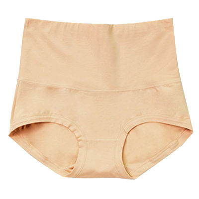 彩田内裤女收腹纯棉提臀舒适高腰