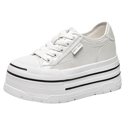 Lee Cooper时尚休闲板鞋女2026新款春季厚底内增高百搭单鞋配裙子