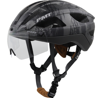 PMT磁吸风镜一体成型骑行头盔