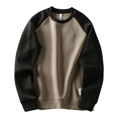 插肩长袖日系复古圆领卫衣套头