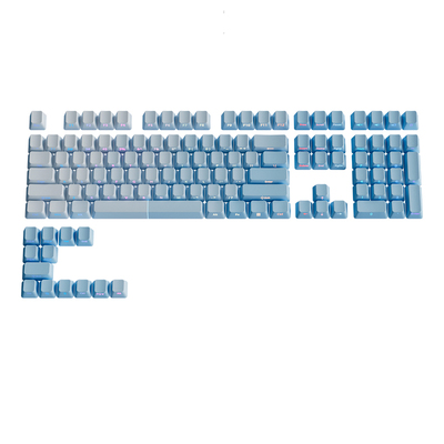 腹灵夏日晴空流光侧刻透光键帽